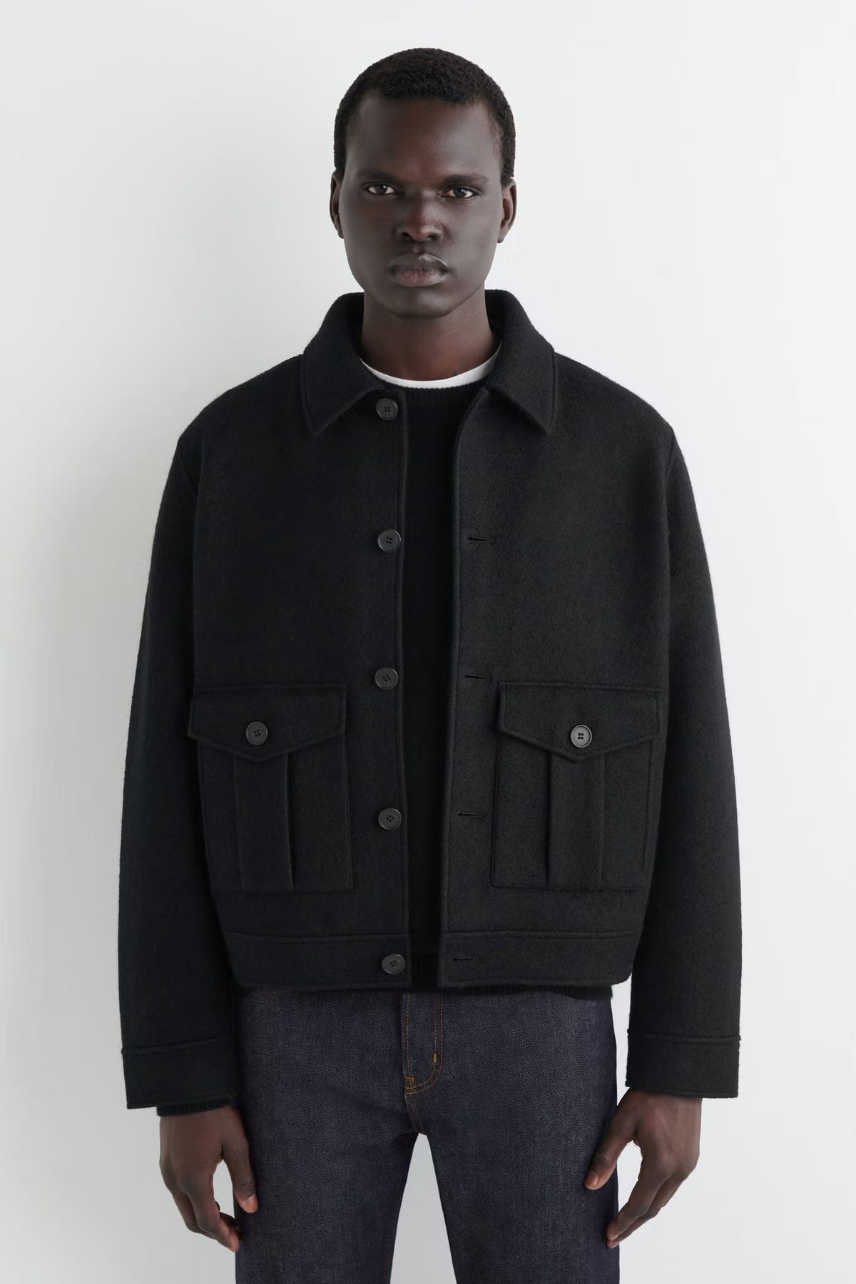 Boiled-wool Jacket | COS Saudi Arabia