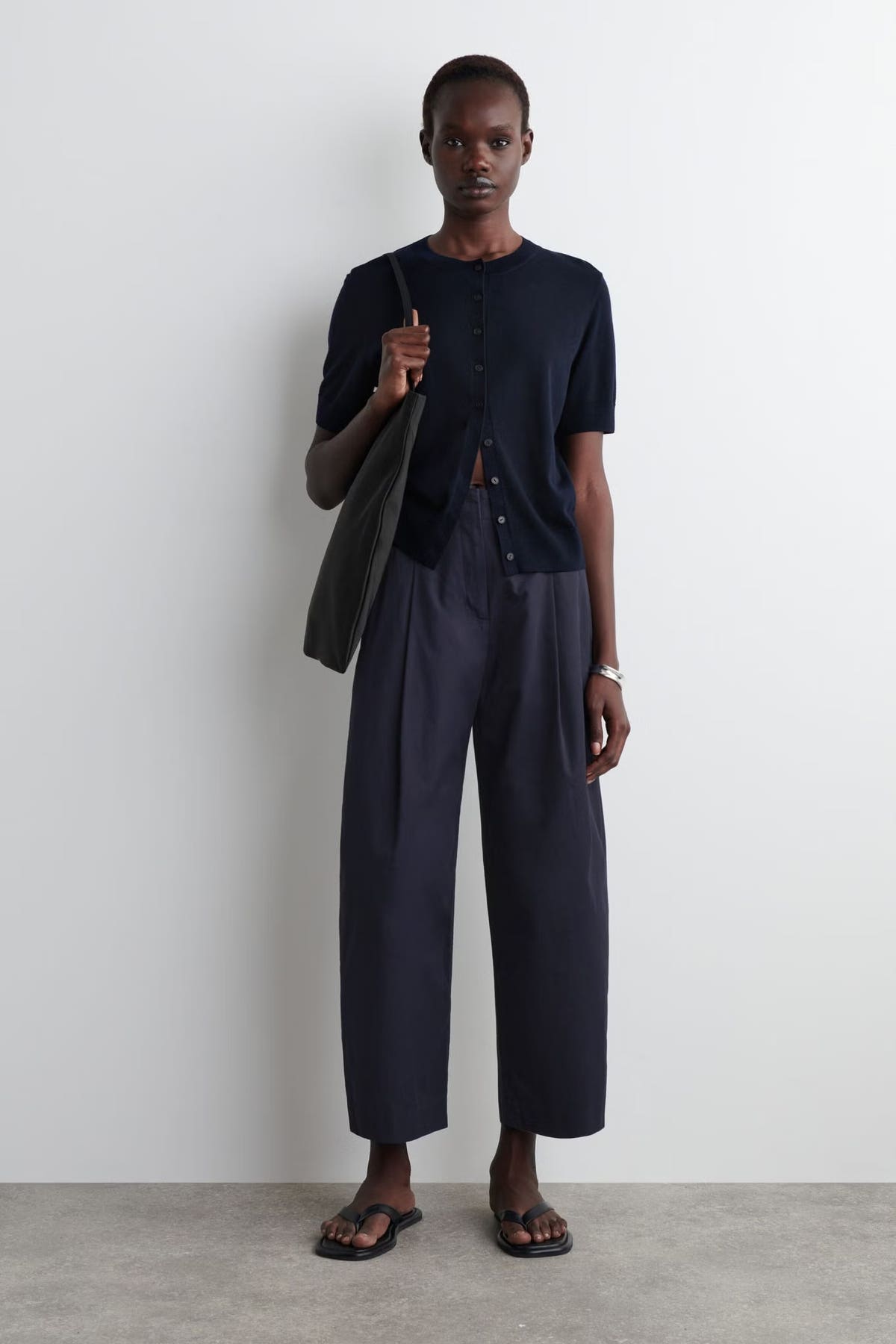 Pleated Barrel-leg Chinos | COS Saudi Arabia